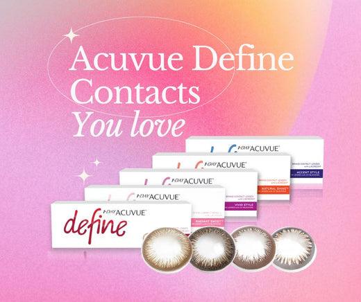 Acuvue Define Contacts: Enhance Your Eyes Naturally