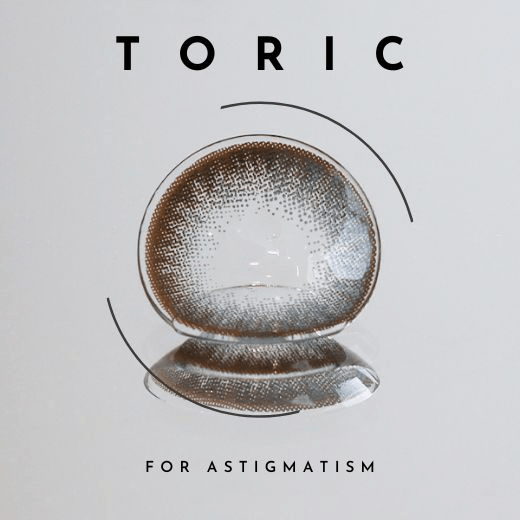 Toric Colored Contacts for Astigmatism – FDA cleared & stylish