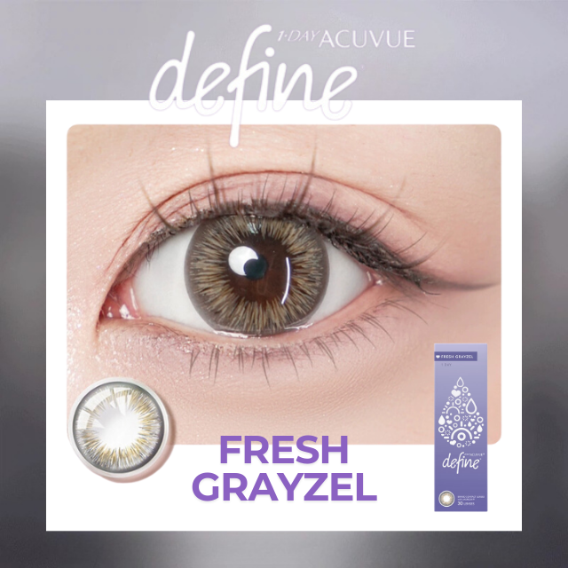 1 Day Acuvue Define Fresh Grayzel (30 Lenses) – HONEYCOLOR