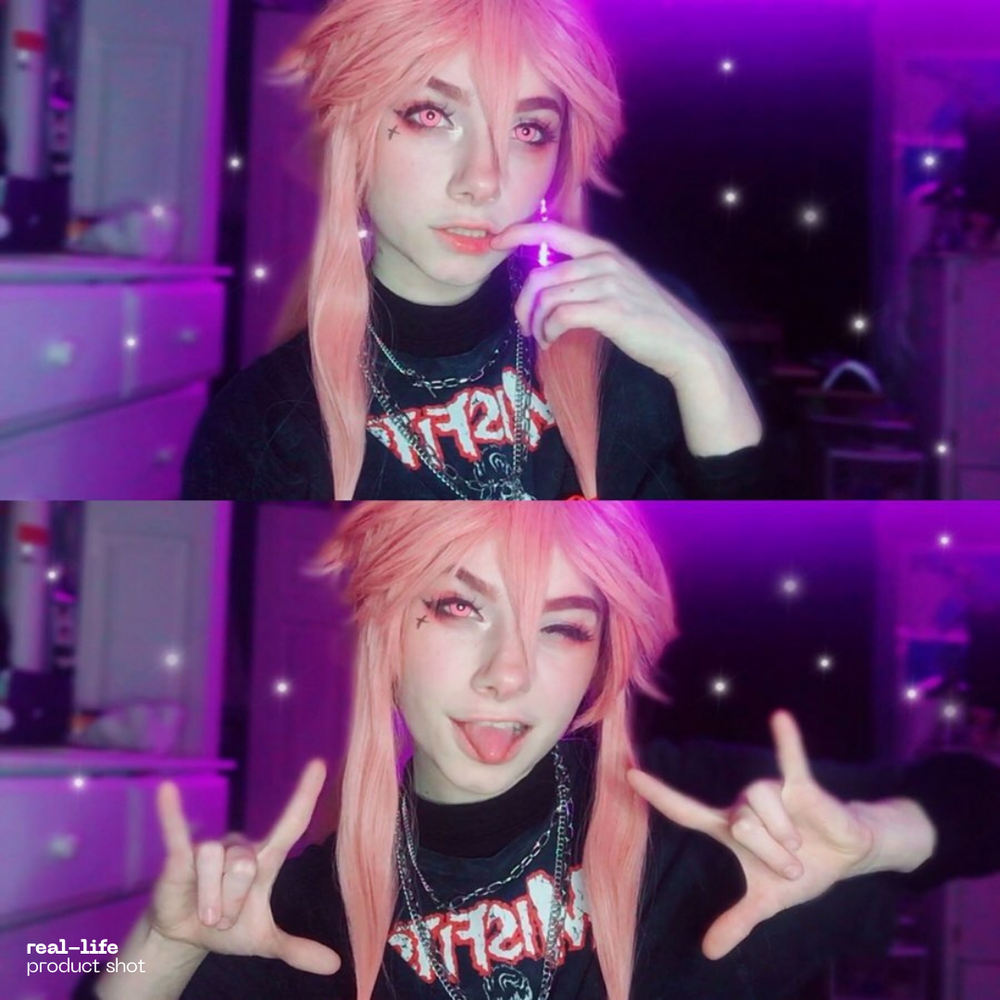 Pink Manson Crazy Lens