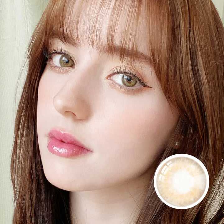 Sunkissed Olive Contacts: Natural Charm for Enchanting Eyes – HONEYCOLOR
