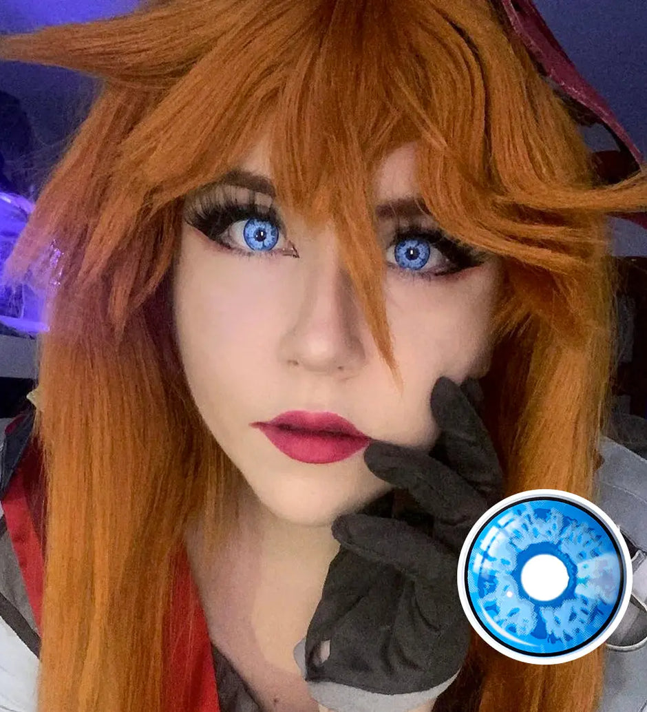 Gojo Satoru Cosplay with Blue Anime Contact Lenses – HONEYCOLOR