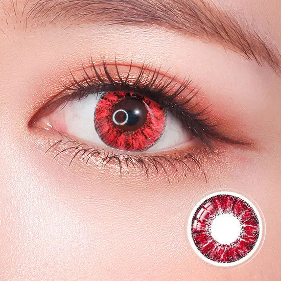 Super Crystal Red Lenses – HONEYCOLOR