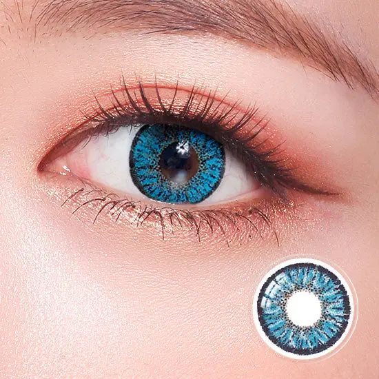 Max Elegance Blue – Bright Blue Contacts for Cosplay & Anime