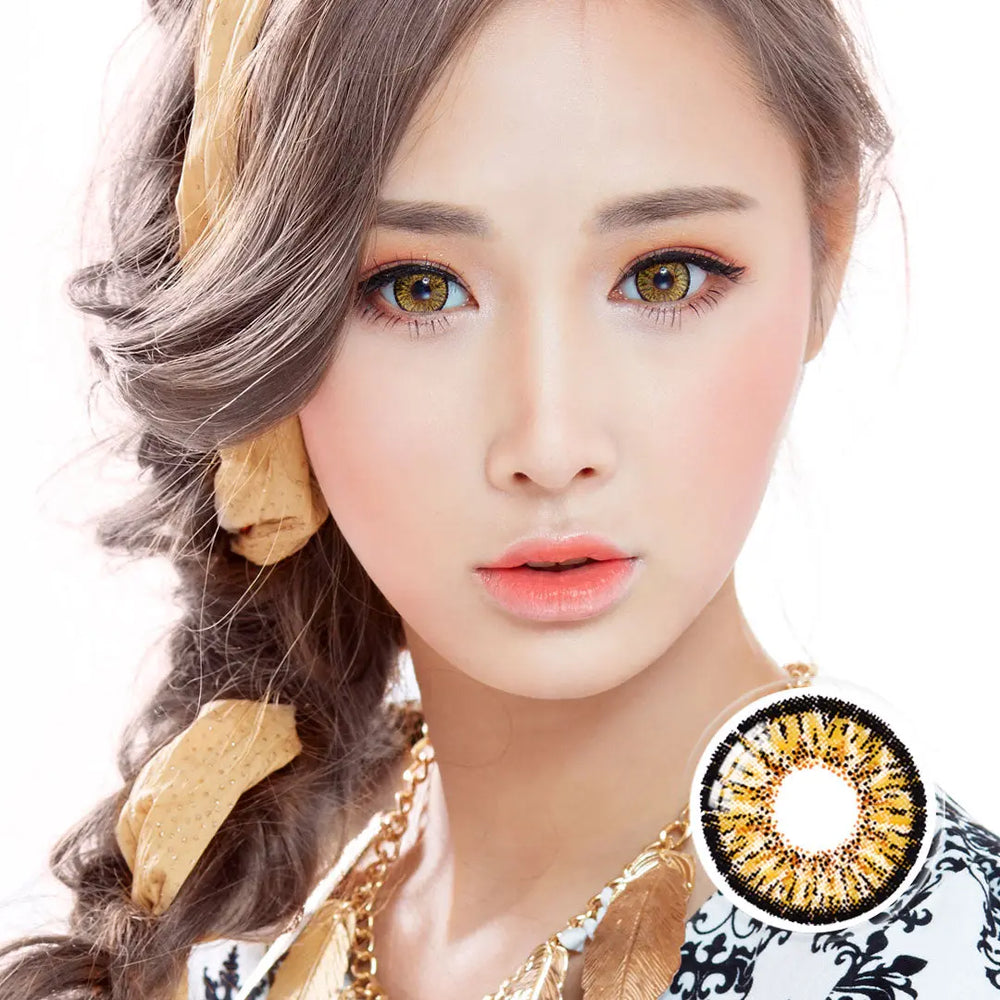 Gold Contact Lenses