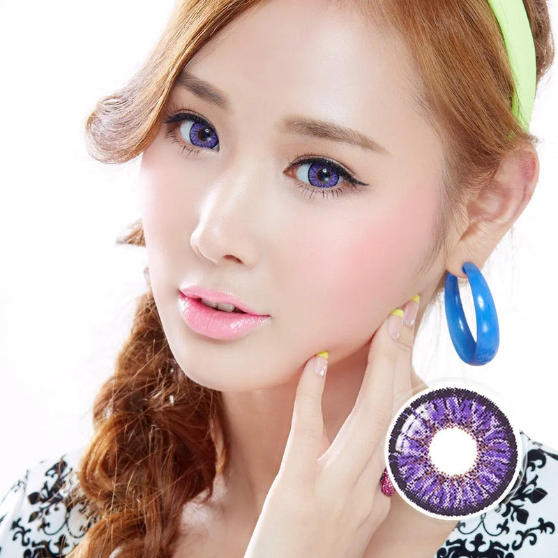 Purple Contact Lenses – Redefine Your Look with Stunning Purple Tones ...